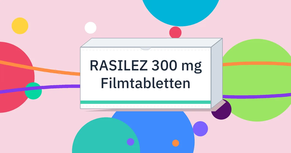 Symbolbild: Packung mit der Aufschrift RASILEZ 300 mg Filmtabletten (PZN 04045761) – Verfügbarkeit und Bezug in Apotheken in Frankfurt am Main