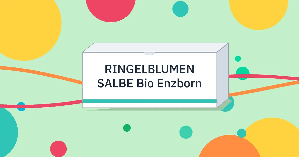 Symbolbild: Packung mit der Aufschrift RINGELBLUMEN SALBE Bio Enzborn (PZN 19359985) – Verfügbarkeit und Bezug in Apotheken in Frankfurt am Main