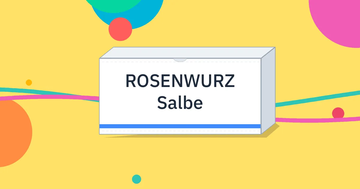 Symbolbild: Packung mit der Aufschrift ROSENWURZ Salbe (PZN 18781179) – Verfügbarkeit und Bezug in Apotheken in Frankfurt am Main
