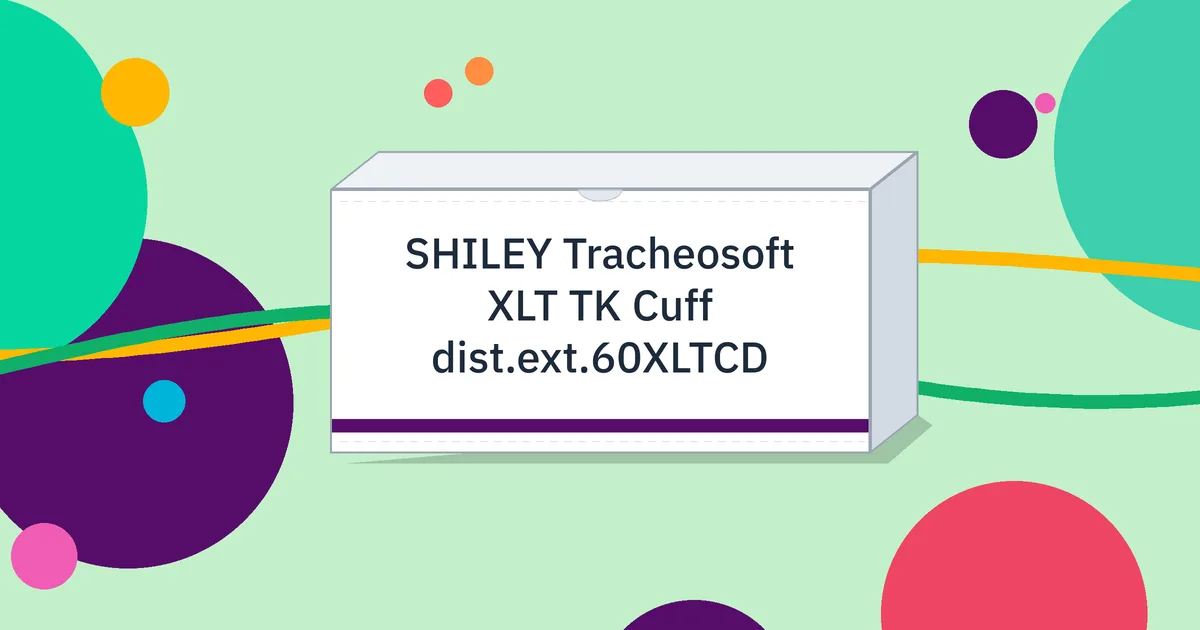 Symbolbild: Packung mit der Aufschrift SHILEY Tracheosoft XLT TK Cuff dist.ext.60XLTCD (PZN 04110085) – Verfügbarkeit und Bezug in Apotheken in Frankfurt am Main
