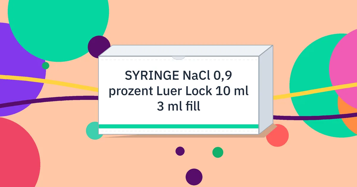 Symbolbild: Packung mit der Aufschrift SYRINGE NaCl 0,9 prozent Luer Lock 10 ml 3 ml fill (PZN 18303072) – Verfügbarkeit und Bezug in Apotheken in Frankfurt am Main