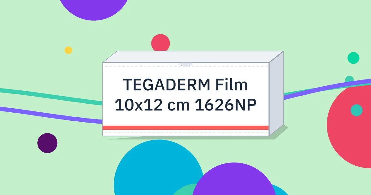 Symbolbild: Packung mit der Aufschrift TEGADERM Film 10x12 cm 1626NP (PZN 07194929) – Verfügbarkeit und Bezug in Apotheken in Frankfurt am Main