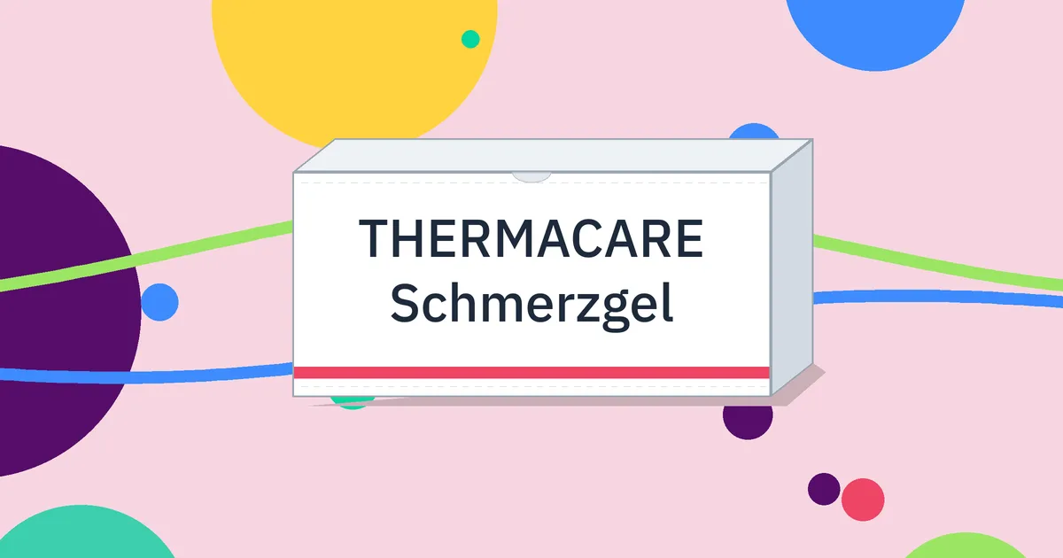 Symbolbild: Packung mit der Aufschrift THERMACARE Schmerzgel (PZN 10122603) – Verfügbarkeit und Bezug in Apotheken in Frankfurt am Main