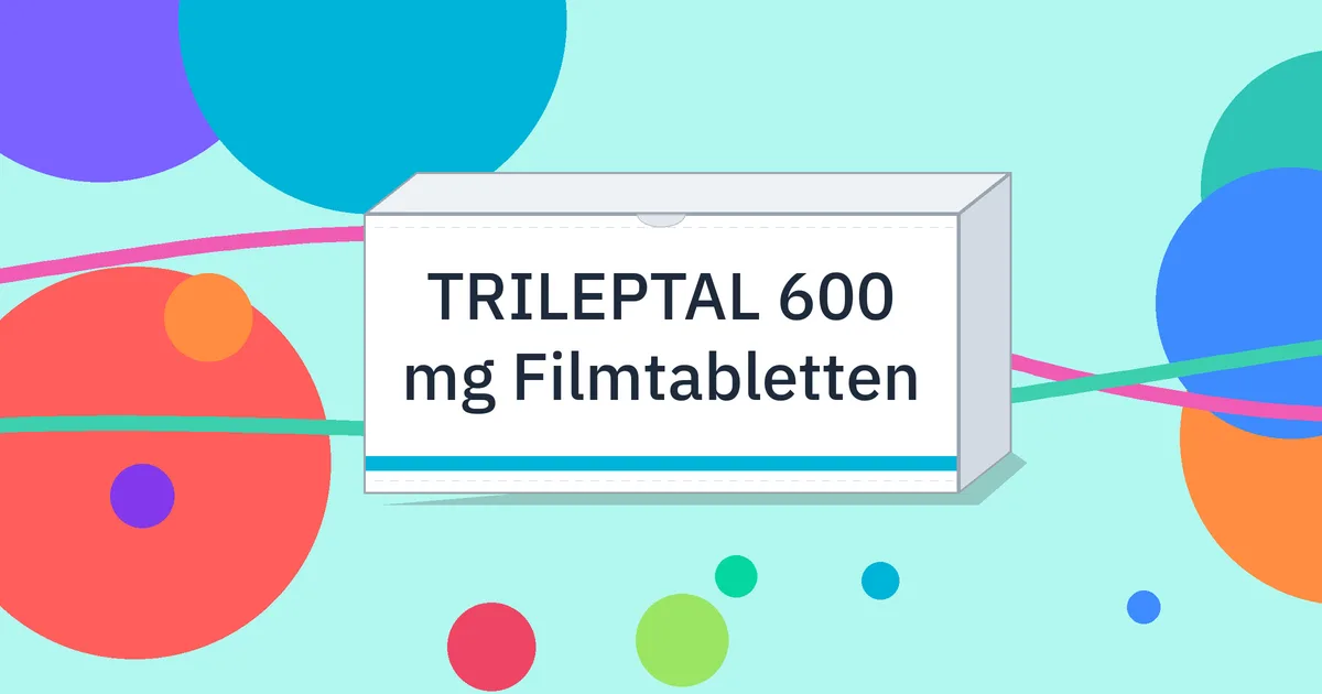 Symbolbild: Packung mit der Aufschrift TRILEPTAL 600 mg Filmtabletten (PZN 11140230) – Verfügbarkeit und Bezug in Apotheken in Frankfurt am Main