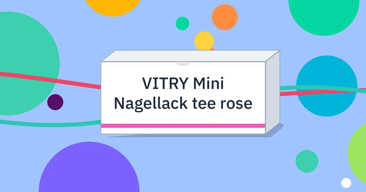Symbolbild: Packung mit der Aufschrift VITRY Mini Nagellack tee rose (PZN 05113803) – Verfügbarkeit und Bezug in Apotheken in Frankfurt am Main