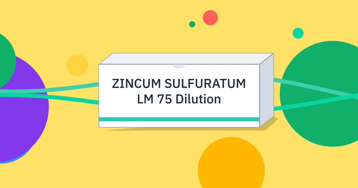 Symbolbild: Packung mit der Aufschrift ZINCUM SULFURATUM LM 75 Dilution (PZN 13299762) – Verfügbarkeit und Bezug in Apotheken in Frankfurt am Main