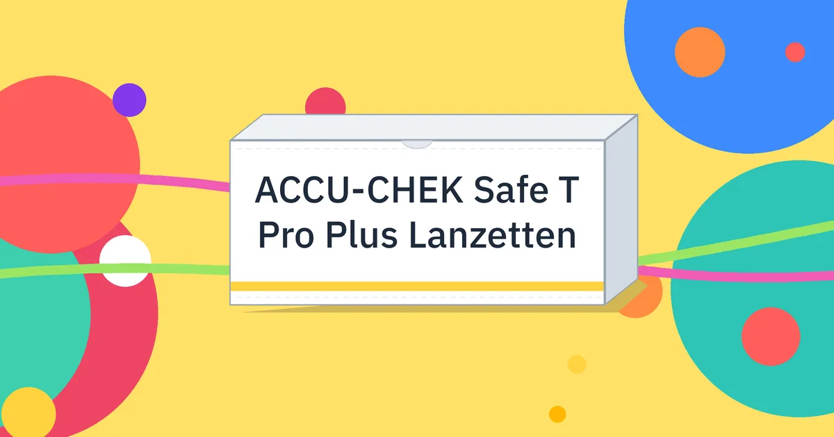 Symbolbild: Packung mit der Aufschrift ACCU-CHEK Safe T Pro Plus Lanzetten (PZN 09938179) – Verfügbarkeit und Bezug in Apotheken in Frankfurt am Main
