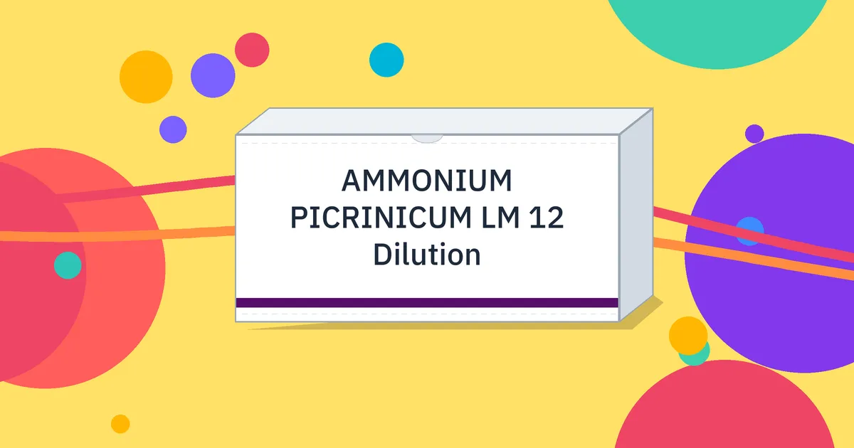 Symbolbild: Packung mit der Aufschrift AMMONIUM PICRINICUM LM 12 Dilution (PZN 13322745) – Verfügbarkeit und Bezug in Apotheken in Frankfurt am Main