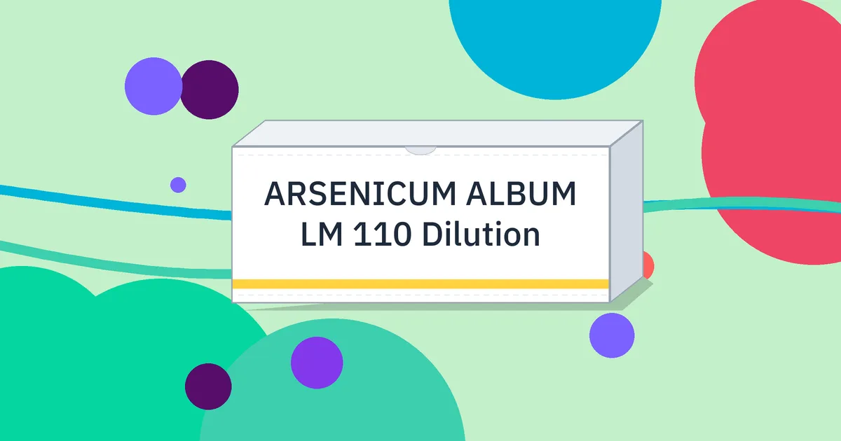 Symbolbild: Packung mit der Aufschrift ARSENICUM ALBUM LM 110 Dilution (PZN 12771151) – Verfügbarkeit und Bezug in Apotheken in Frankfurt am Main