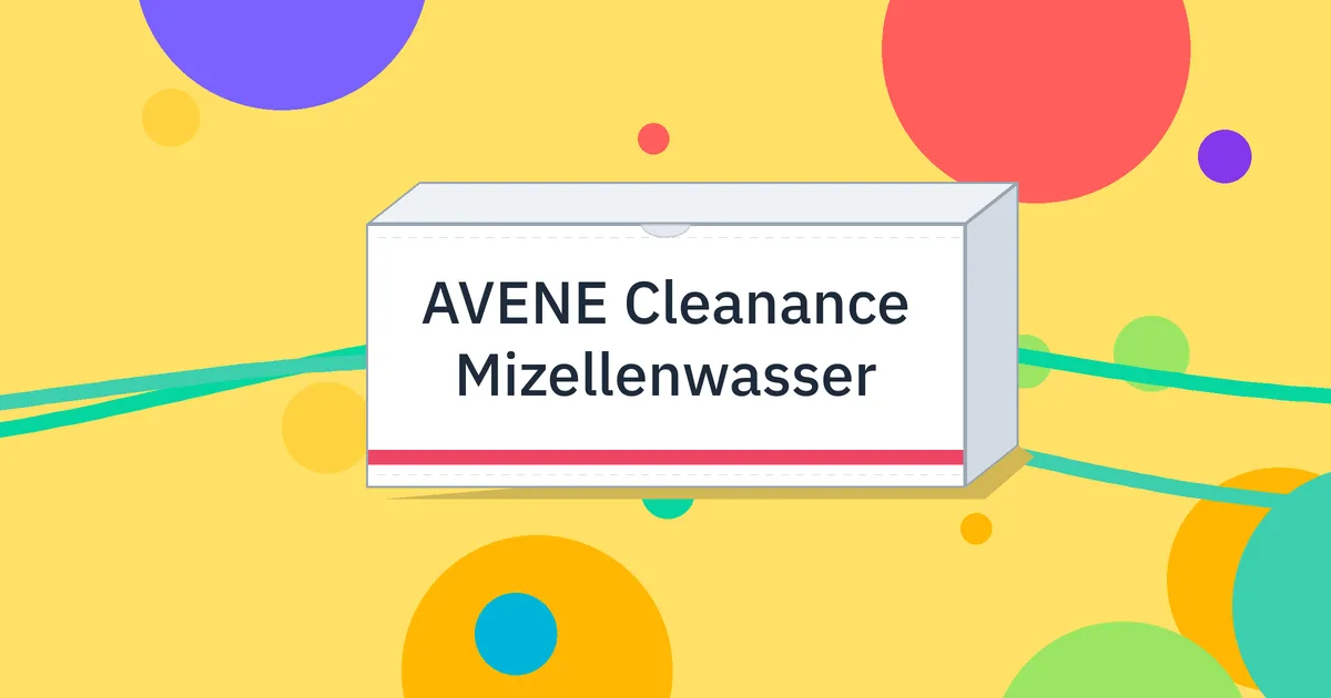 Symbolbild: Packung mit der Aufschrift AVENE Cleanance Mizellenwasser (PZN 18272934) – Verfügbarkeit und Bezug in Apotheken in Frankfurt am Main