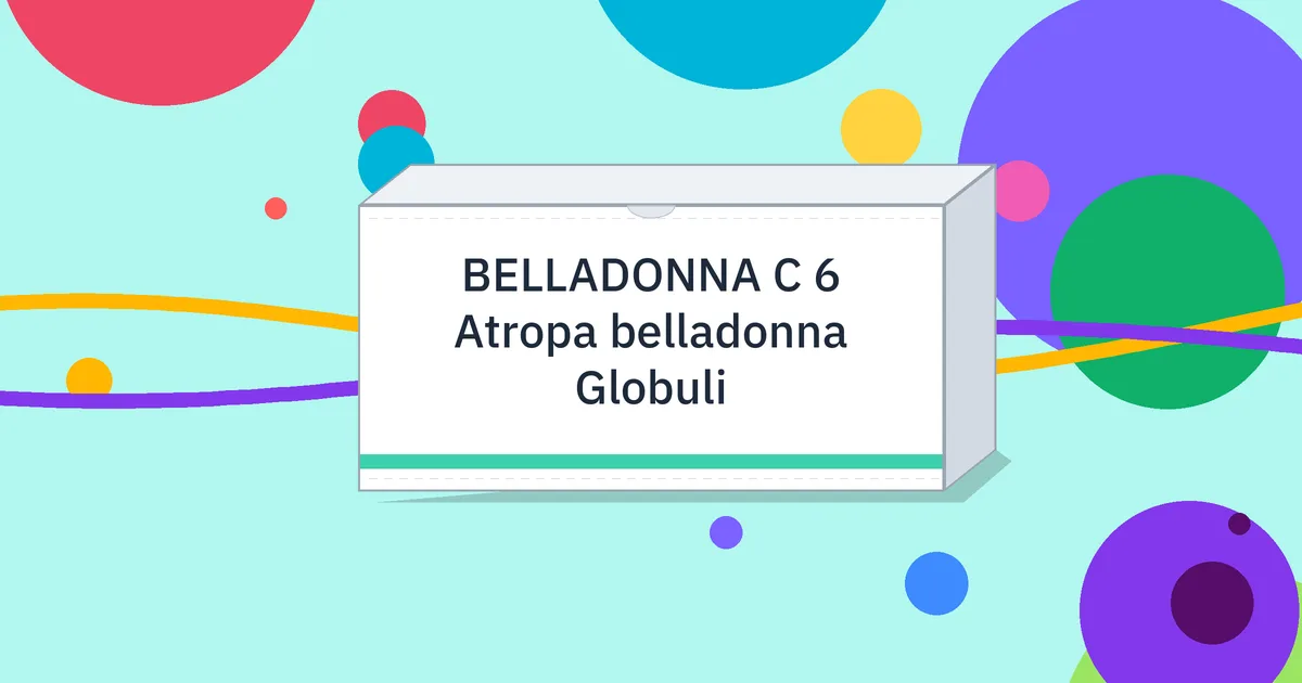Symbolbild: Packung mit der Aufschrift BELLADONNA C 6 Atropa belladonna Globuli (PZN 20783607) – Verfügbarkeit und Bezug in Apotheken in Frankfurt am Main