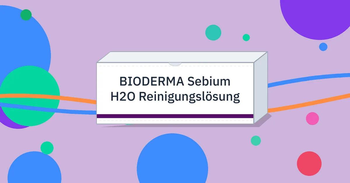 Symbolbild: Packung mit der Aufschrift BIODERMA Sebium H2O Reinigungslösung (PZN 09766637) – Verfügbarkeit und Bezug in Apotheken in Frankfurt am Main