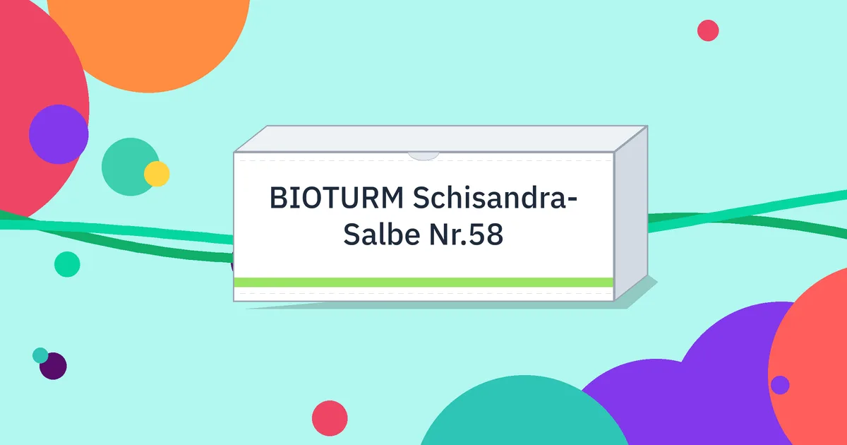 Symbolbild: Packung mit der Aufschrift BIOTURM Schisandra-Salbe Nr.58 (PZN 10261026) – Verfügbarkeit und Bezug in Apotheken in Frankfurt am Main