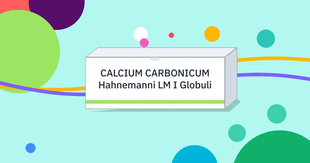 Symbolbild: Packung mit der Aufschrift CALCIUM CARBONICUM Hahnemanni LM I Globuli (PZN 07172543) – Verfügbarkeit und Bezug in Apotheken in Frankfurt am Main