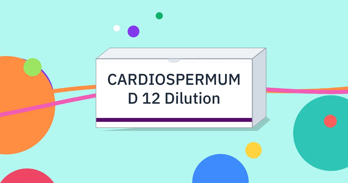 Symbolbild: Packung mit der Aufschrift CARDIOSPERMUM D 12 Dilution (PZN 04210384) – Verfügbarkeit und Bezug in Apotheken in Frankfurt am Main