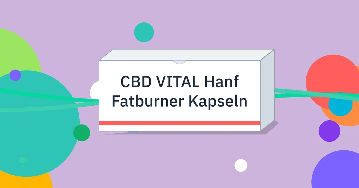 Symbolbild: Packung mit der Aufschrift CBD VITAL Hanf Fatburner Kapseln (PZN 17258292) – Verfügbarkeit und Bezug in Apotheken in Frankfurt am Main