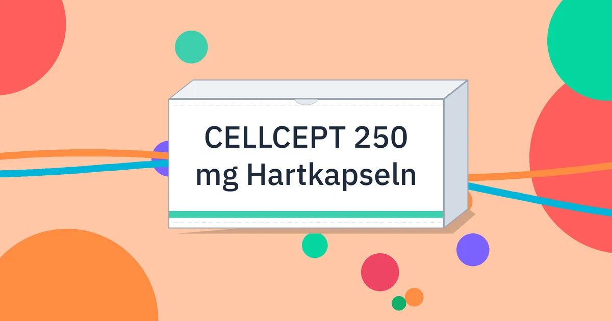 Symbolbild: Packung mit der Aufschrift CELLCEPT 250 mg Hartkapseln (PZN 14178316) – Verfügbarkeit und Bezug in Apotheken in Frankfurt am Main