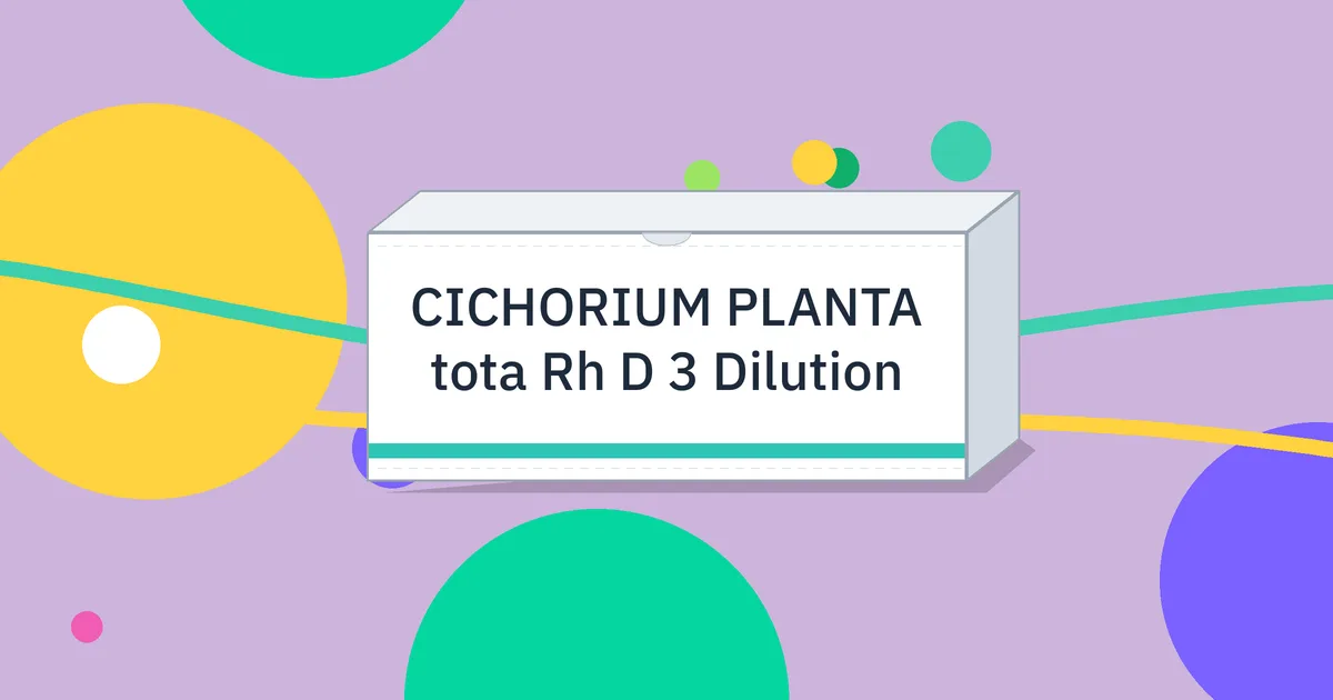 Symbolbild: Packung mit der Aufschrift CICHORIUM PLANTA tota Rh D 3 Dilution (PZN 01630039) – Verfügbarkeit und Bezug in Apotheken in Frankfurt am Main