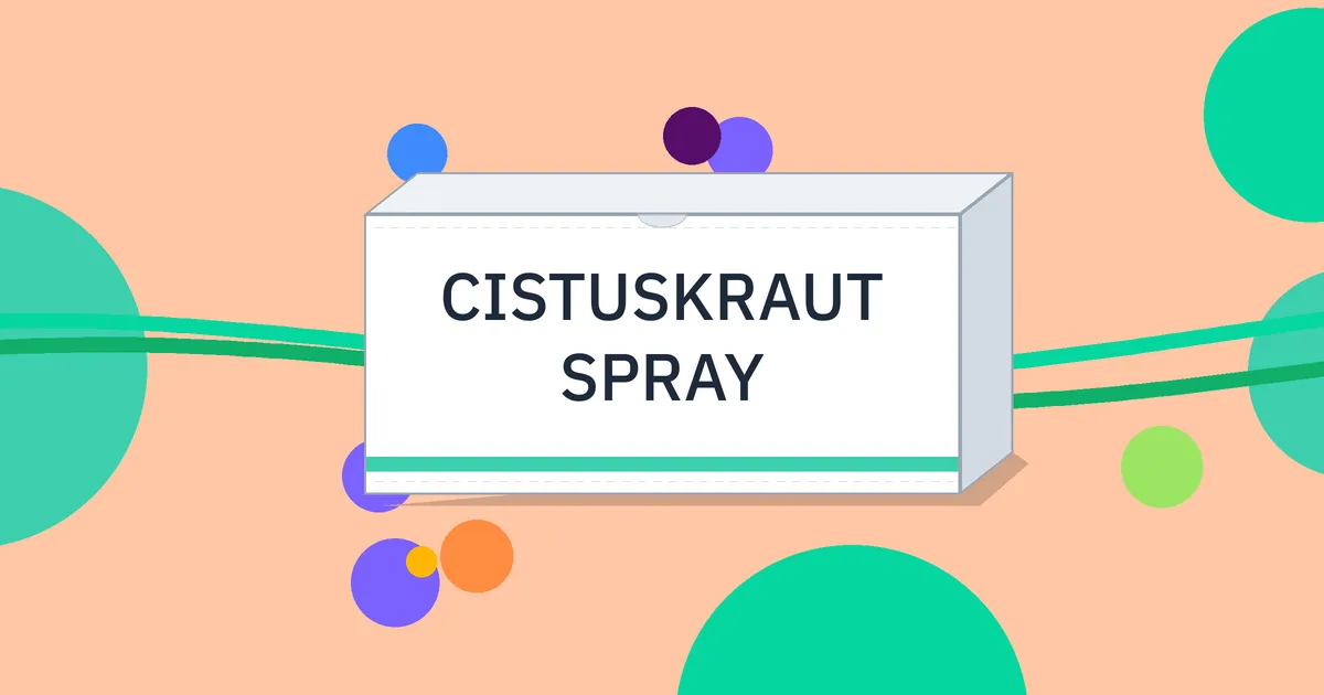 Symbolbild: Packung mit der Aufschrift CISTUSKRAUT SPRAY (PZN 14310951) – Verfügbarkeit und Bezug in Apotheken in Frankfurt am Main