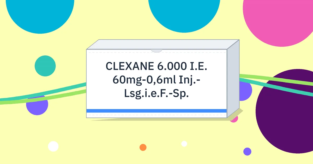 Symbolbild: Packung mit der Aufschrift CLEXANE 6.000 I.E. 60mg-0,6ml Inj.-Lsg.i.e.F.-Sp. (PZN 16170141) – Verfügbarkeit und Bezug in Apotheken in Frankfurt am Main