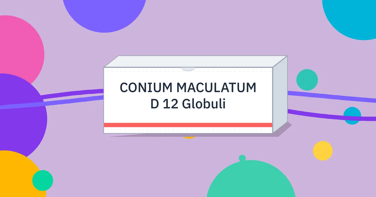 Symbolbild: Packung mit der Aufschrift CONIUM MACULATUM D 12 Globuli (PZN 14052756) – Verfügbarkeit und Bezug in Apotheken in Frankfurt am Main