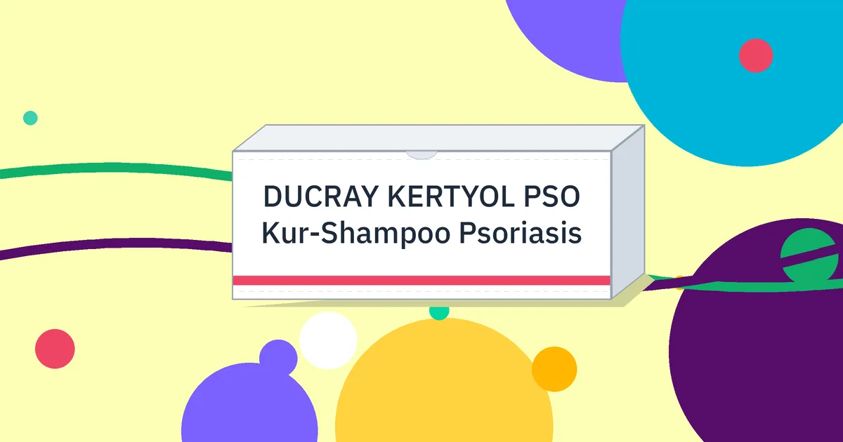 Symbolbild: Packung mit der Aufschrift DUCRAY KERTYOL PSO Kur-Shampoo Psoriasis (PZN 12517033) – Verfügbarkeit und Bezug in Apotheken in Frankfurt am Main