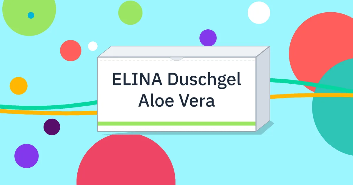 Symbolbild: Packung mit der Aufschrift ELINA Duschgel Aloe Vera (PZN 07590631) – Verfügbarkeit und Bezug in Apotheken in Frankfurt am Main