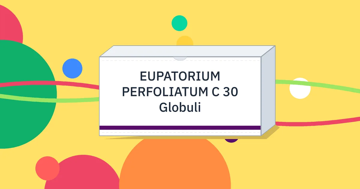 Symbolbild: Packung mit der Aufschrift EUPATORIUM PERFOLIATUM C 30 Globuli (PZN 13718762) – Verfügbarkeit und Bezug in Apotheken in Frankfurt am Main