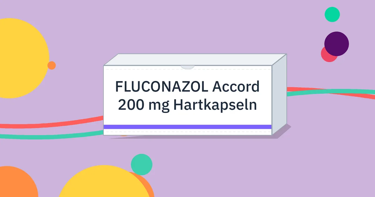 Symbolbild: Packung mit der Aufschrift FLUCONAZOL Accord 200 mg Hartkapseln (PZN 11332567) – Verfügbarkeit und Bezug in Apotheken in Frankfurt am Main