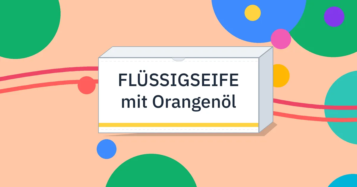 Symbolbild: Packung mit der Aufschrift FLÜSSIGSEIFE mit Orangenöl (PZN 16205678) – Verfügbarkeit und Bezug in Apotheken in Frankfurt am Main