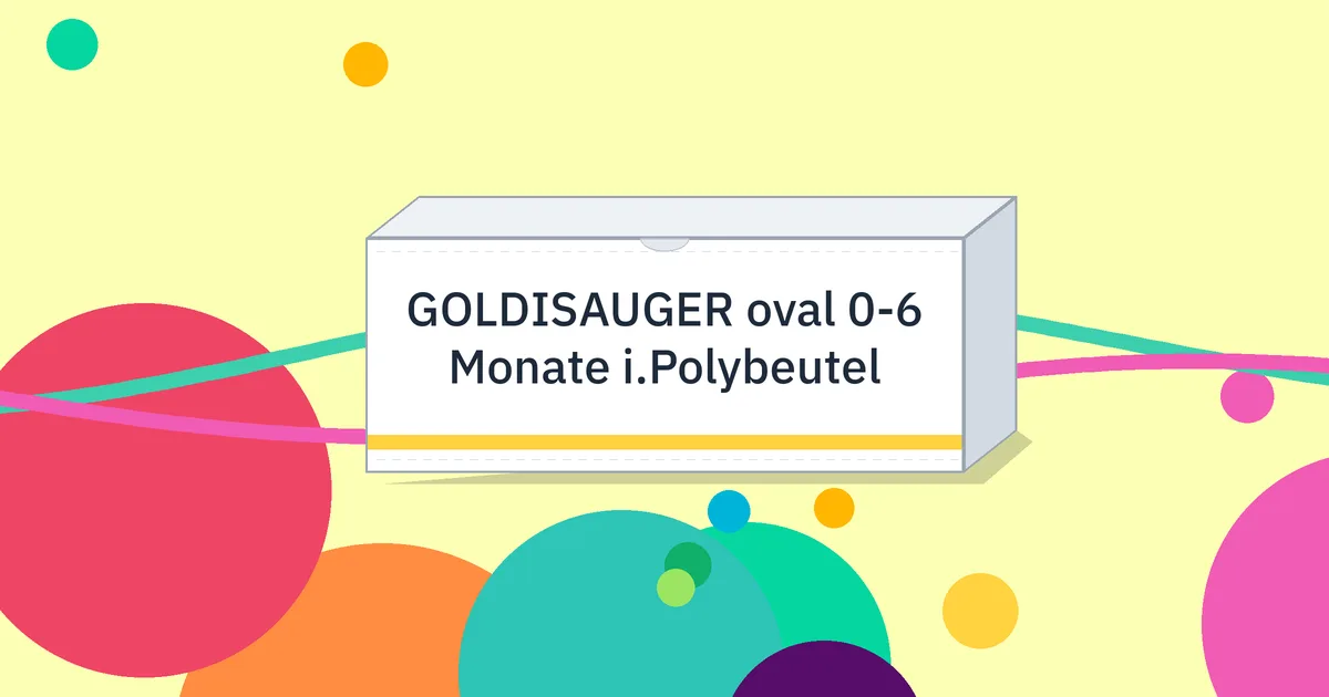 Symbolbild: Packung mit der Aufschrift GOLDISAUGER oval 0-6 Monate i.Polybeutel (PZN 12543065) – Verfügbarkeit und Bezug in Apotheken in Frankfurt am Main