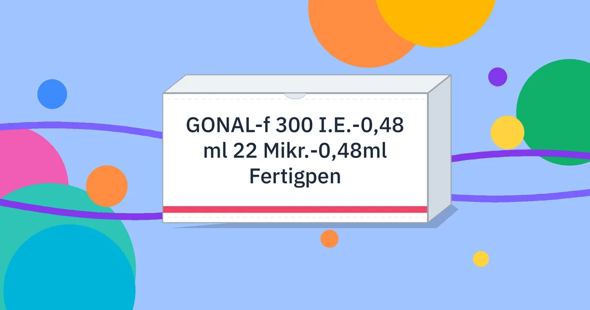 Symbolbild: Packung mit der Aufschrift GONAL-f 300 I.E.-0,48 ml 22 Mikr.-0,48ml Fertigpen (PZN 18881314) – Verfügbarkeit und Bezug in Apotheken in Frankfurt am Main