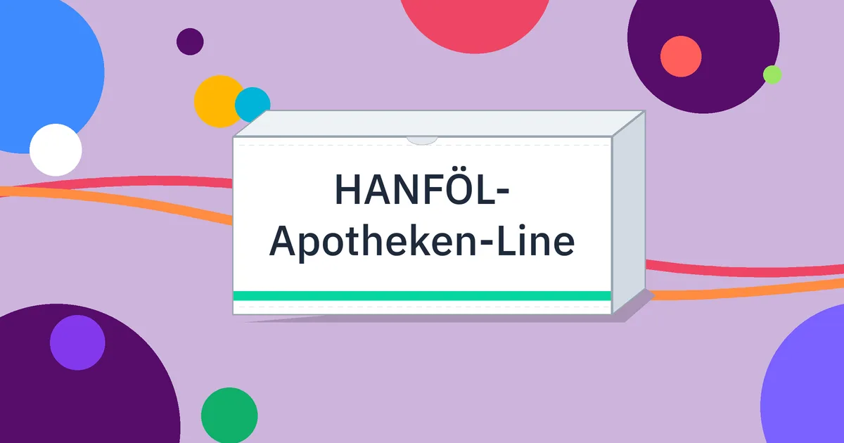 Symbolbild: Packung mit der Aufschrift HANFÖL-Apotheken-Line (PZN 07717422) – Verfügbarkeit und Bezug in Apotheken in Frankfurt am Main