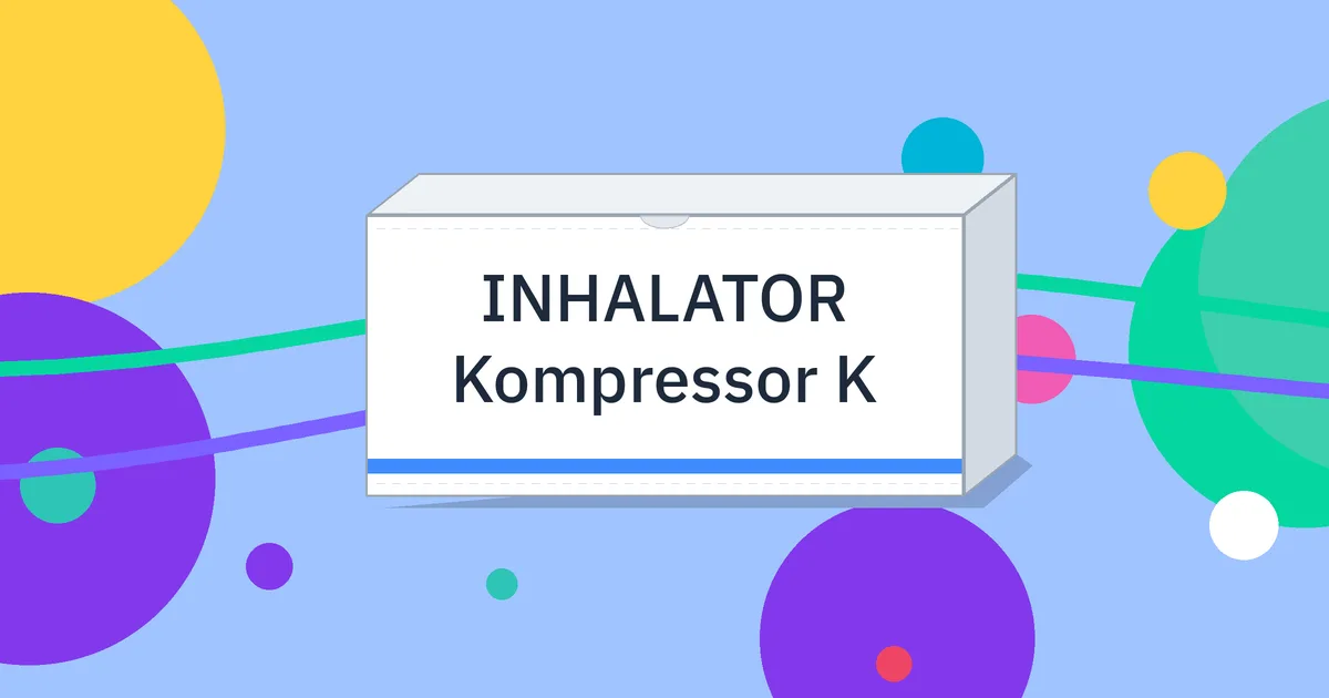 Symbolbild: Packung mit der Aufschrift INHALATOR Kompressor K (PZN 02439415) – Verfügbarkeit und Bezug in Apotheken in Frankfurt am Main