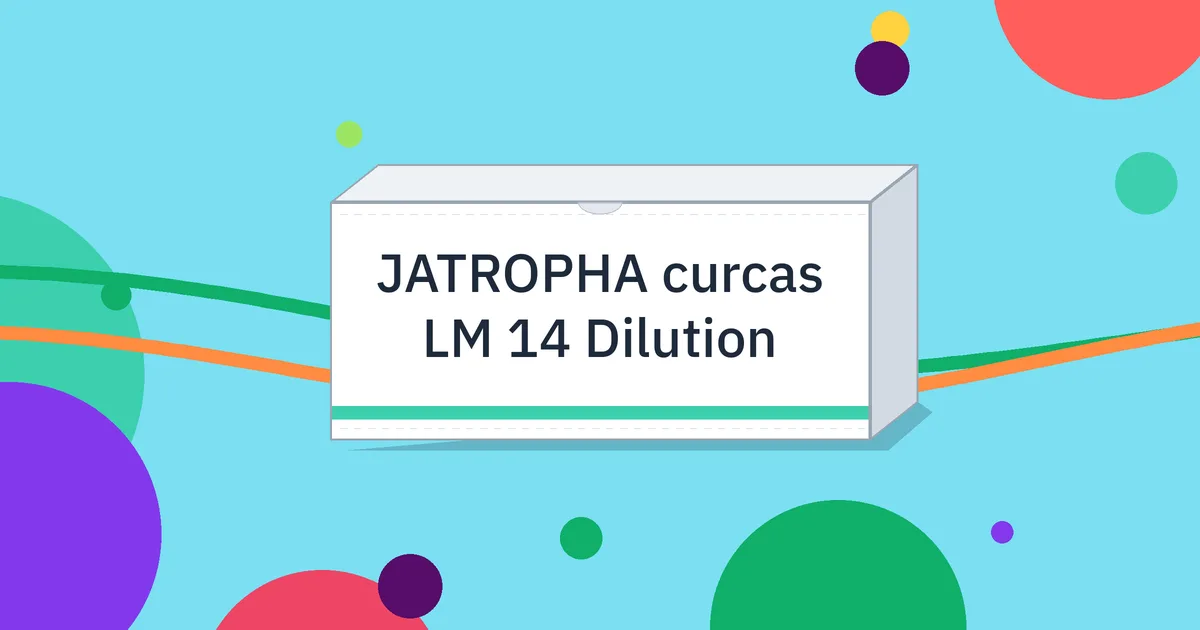 Symbolbild: Packung mit der Aufschrift JATROPHA curcas LM 14 Dilution (PZN 13562337) – Verfügbarkeit und Bezug in Apotheken in Frankfurt am Main
