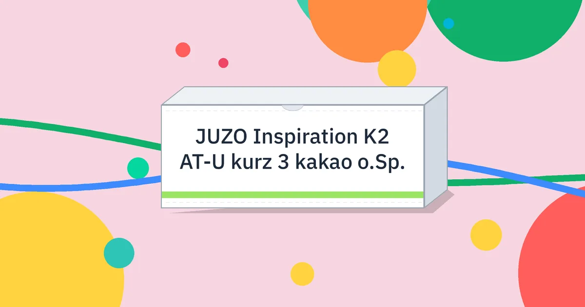 Symbolbild: Packung mit der Aufschrift JUZO Inspiration K2 AT-U kurz 3 kakao o.Sp. (PZN 14928964) – Verfügbarkeit und Bezug in Apotheken in Frankfurt am Main
