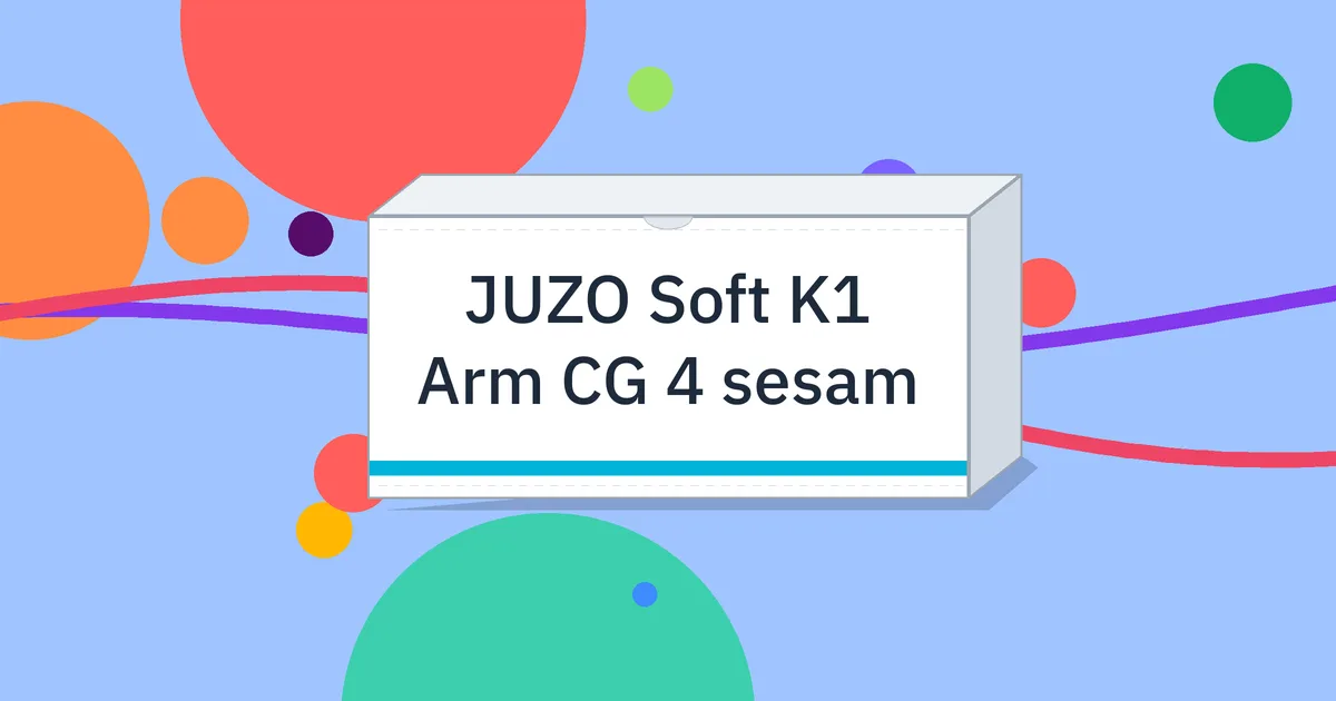 Symbolbild: Packung mit der Aufschrift JUZO Soft K1 Arm CG 4 sesam (PZN 15508313) – Verfügbarkeit und Bezug in Apotheken in Frankfurt am Main