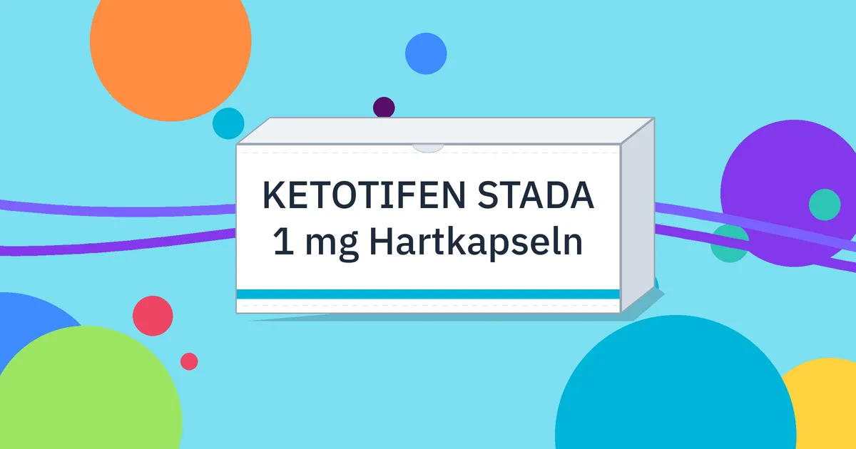 Symbolbild: Packung mit der Aufschrift KETOTIFEN STADA 1 mg Hartkapseln (PZN 03989402) – Verfügbarkeit und Bezug in Apotheken in Frankfurt am Main