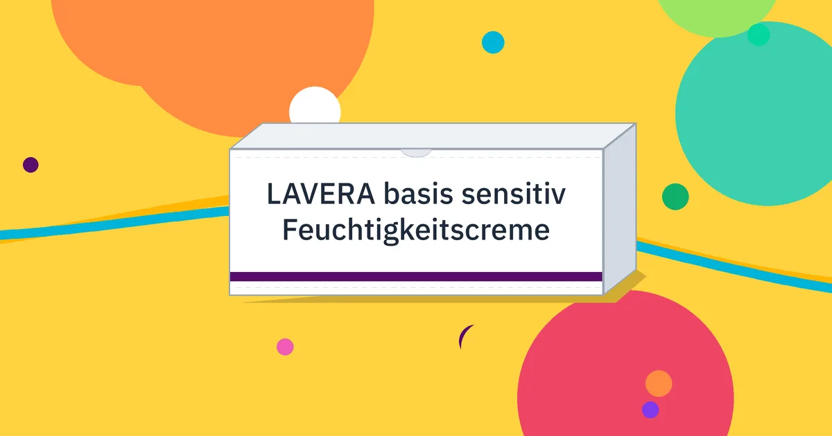 Symbolbild: Packung mit der Aufschrift LAVERA basis sensitiv Feuchtigkeitscreme (PZN 17828074) – Verfügbarkeit und Bezug in Apotheken in Frankfurt am Main