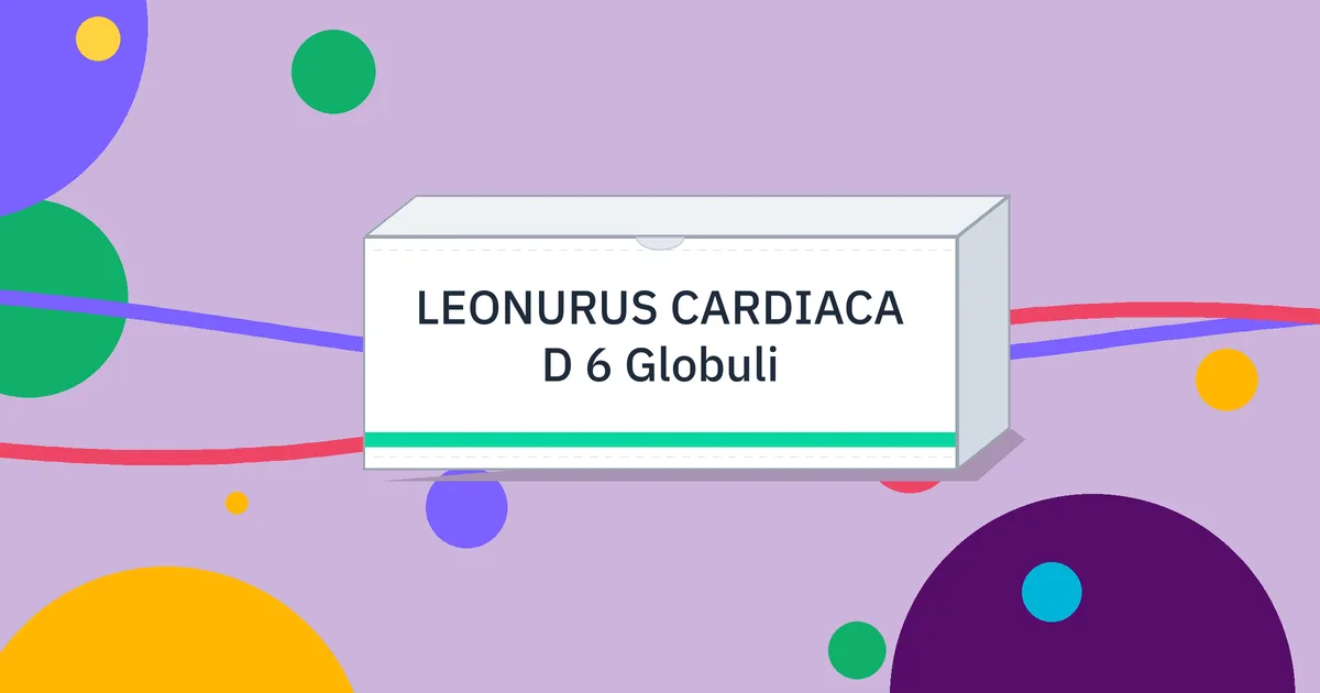 Symbolbild: Packung mit der Aufschrift LEONURUS CARDIACA D 6 Globuli (PZN 16691986) – Verfügbarkeit und Bezug in Apotheken in Frankfurt am Main