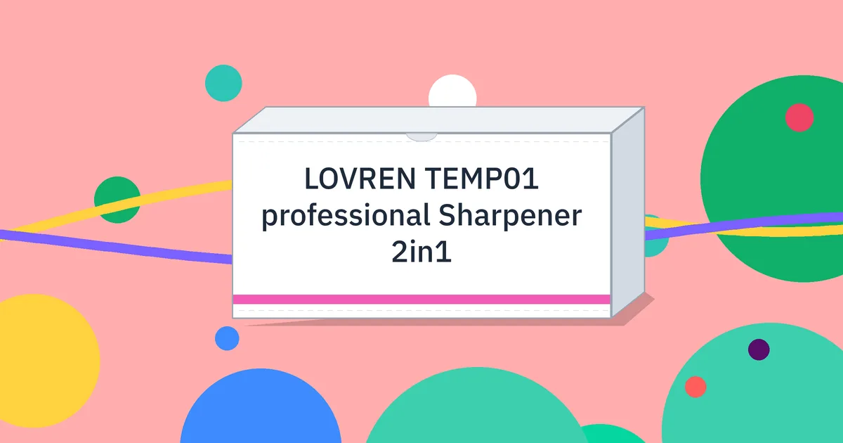 Symbolbild: Packung mit der Aufschrift LOVREN TEMP01 professional Sharpener 2in1 (PZN 20031066) – Verfügbarkeit und Bezug in Apotheken in Frankfurt am Main