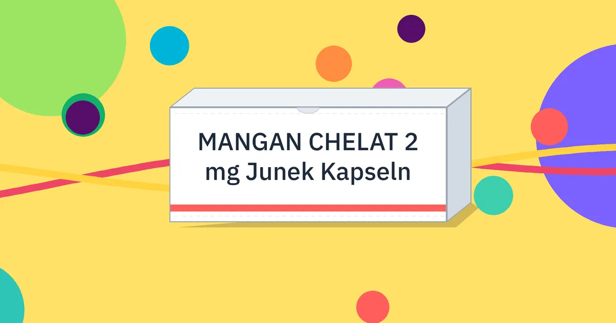 Symbolbild: Packung mit der Aufschrift MANGAN CHELAT 2 mg Junek Kapseln (PZN 10015184) – Verfügbarkeit und Bezug in Apotheken in Frankfurt am Main