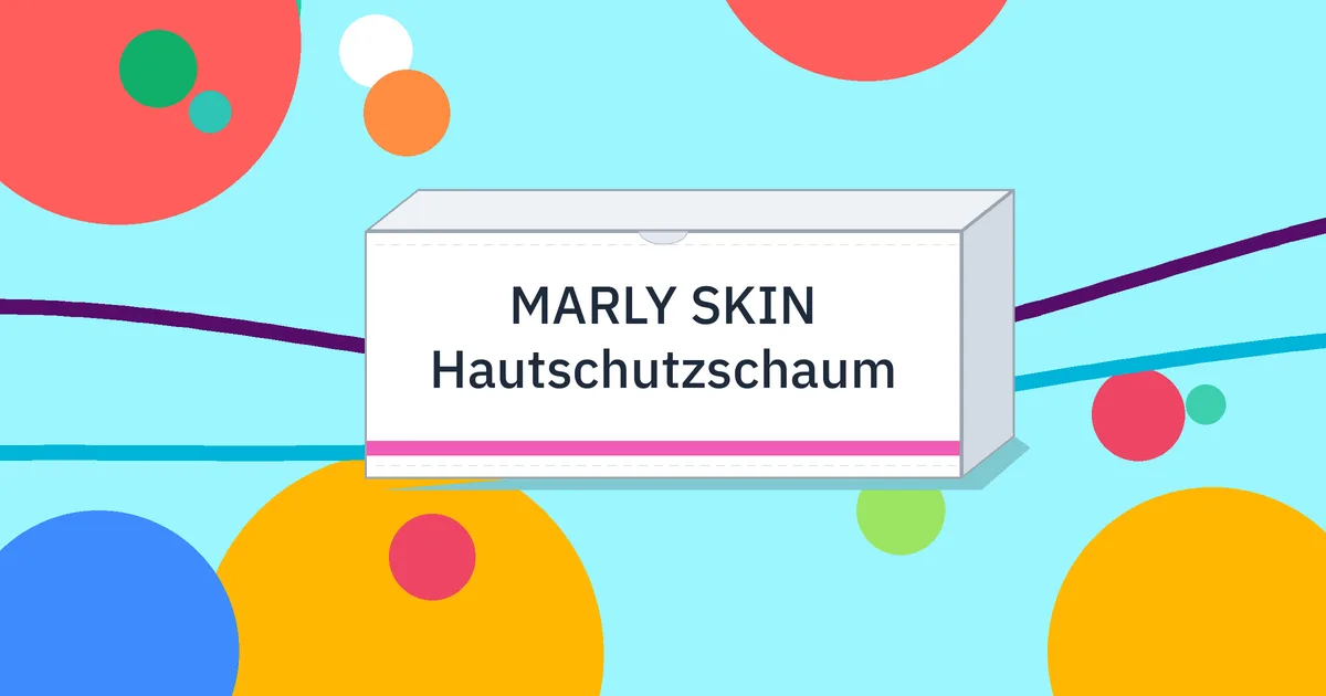Symbolbild: Packung mit der Aufschrift MARLY SKIN Hautschutzschaum (PZN 20521623) – Verfügbarkeit und Bezug in Apotheken in Frankfurt am Main