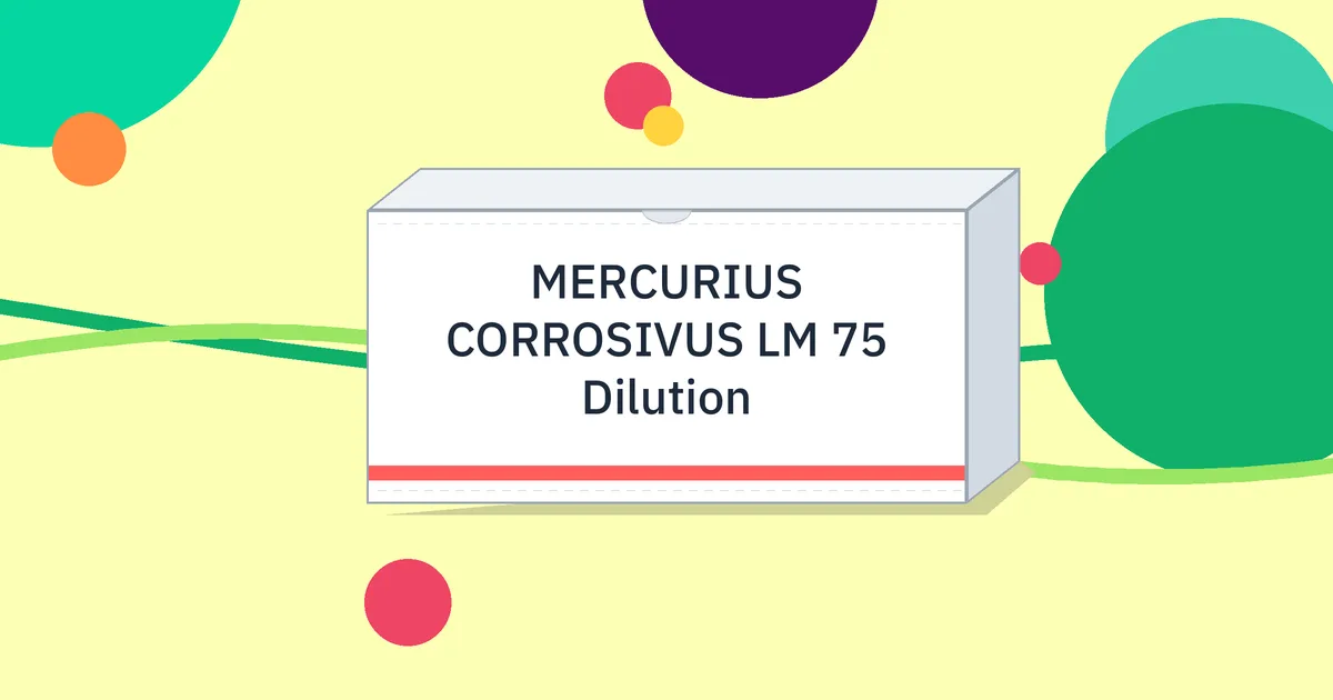 Symbolbild: Packung mit der Aufschrift MERCURIUS CORROSIVUS LM 75 Dilution (PZN 12950209) – Verfügbarkeit und Bezug in Apotheken in Frankfurt am Main