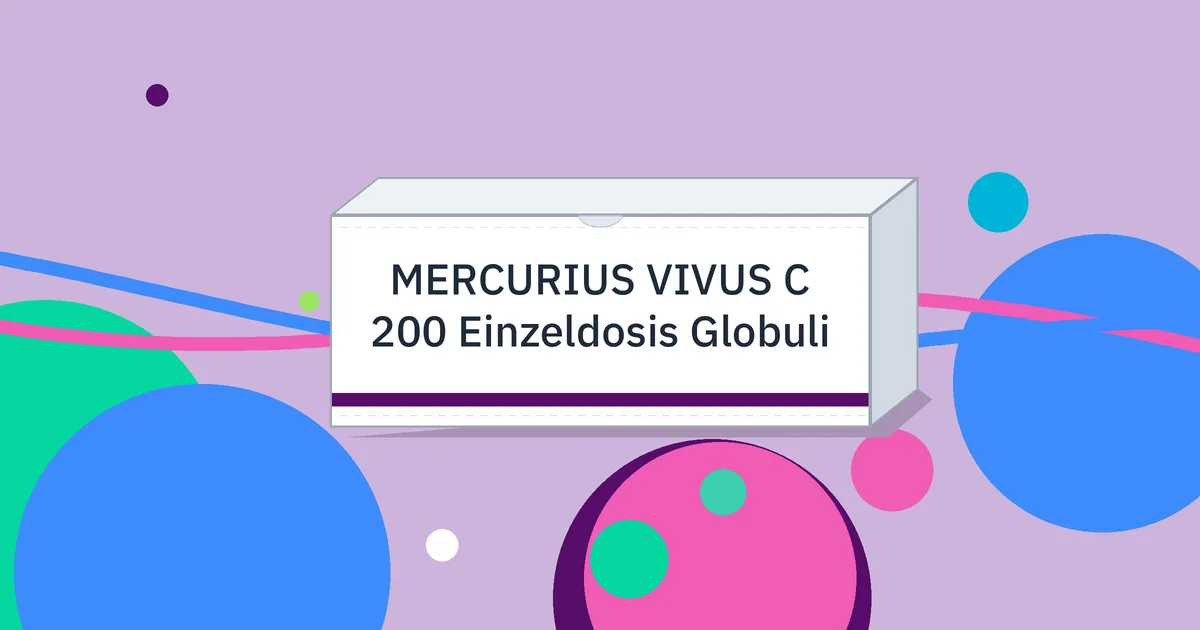 Symbolbild: Packung mit der Aufschrift MERCURIUS VIVUS C 200 Einzeldosis Globuli (PZN 01918272) – Verfügbarkeit und Bezug in Apotheken in Frankfurt am Main