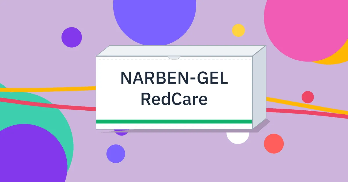 Symbolbild: Packung mit der Aufschrift NARBEN-GEL RedCare (PZN 18036056) – Verfügbarkeit und Bezug in Apotheken in Frankfurt am Main