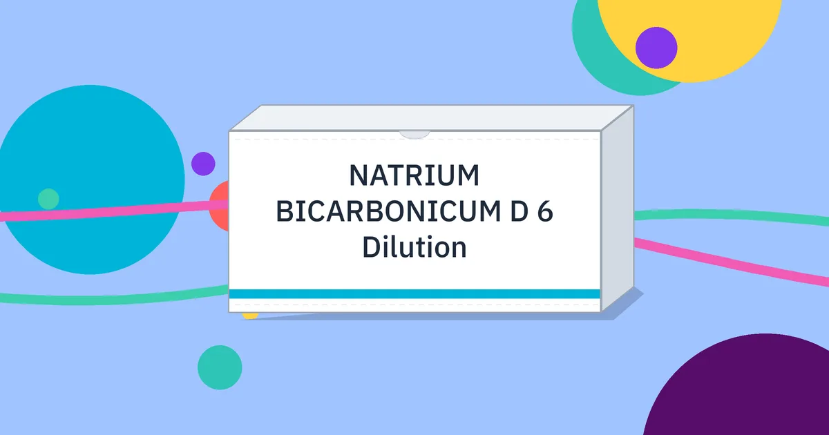 Symbolbild: Packung mit der Aufschrift NATRIUM BICARBONICUM D 6 Dilution (PZN 07175033) – Verfügbarkeit und Bezug in Apotheken in Frankfurt am Main
