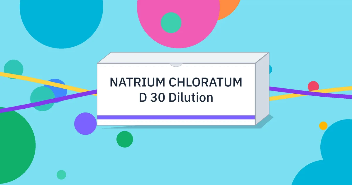 Symbolbild: Packung mit der Aufschrift NATRIUM CHLORATUM D 30 Dilution (PZN 02122960) – Verfügbarkeit und Bezug in Apotheken in Frankfurt am Main