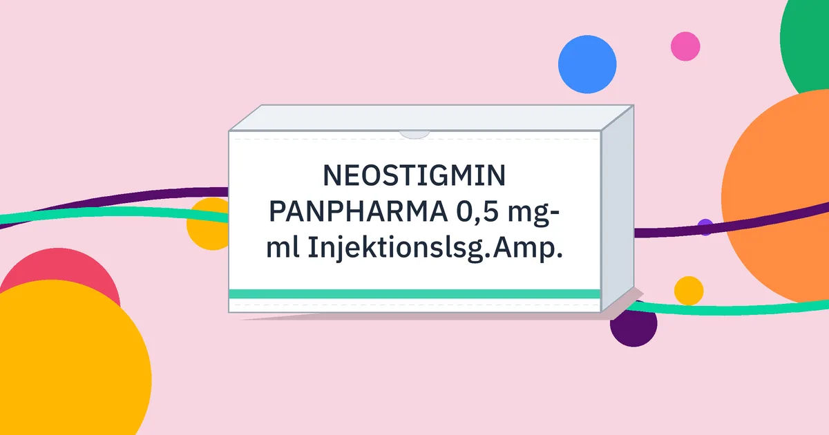 Symbolbild: Packung mit der Aufschrift NEOSTIGMIN PANPHARMA 0,5 mg-ml Injektionslsg.Amp. (PZN 18189067) – Verfügbarkeit und Bezug in Apotheken in Frankfurt am Main