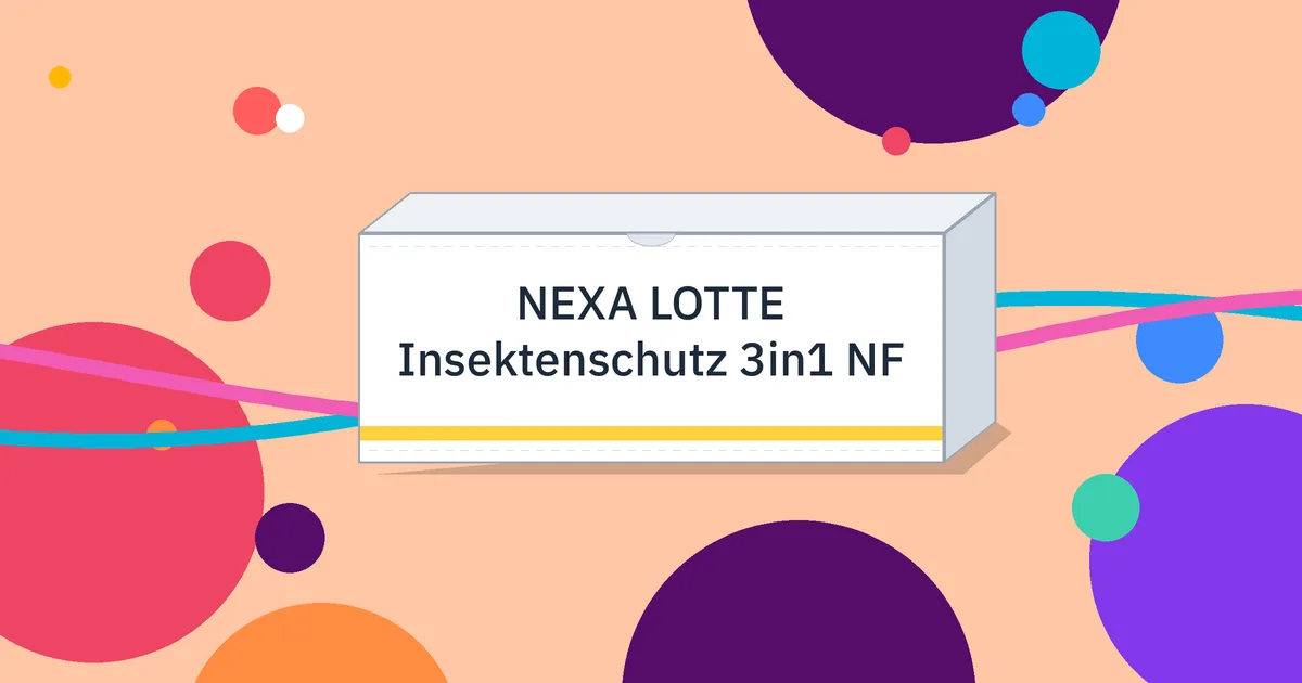 Symbolbild: Packung mit der Aufschrift NEXA LOTTE Insektenschutz 3in1 NF (PZN 04227137) – Verfügbarkeit und Bezug in Apotheken in Frankfurt am Main